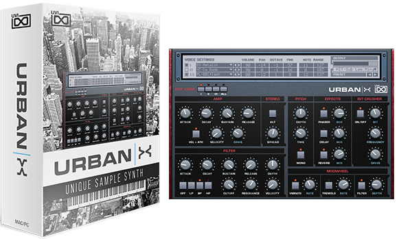 UVI URBAN X - Sample-synth from the street