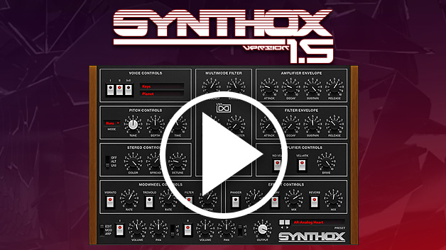 UVI Synthox 1.5 — Dual-layer hybrid analog/FM synth with an 80’s soul